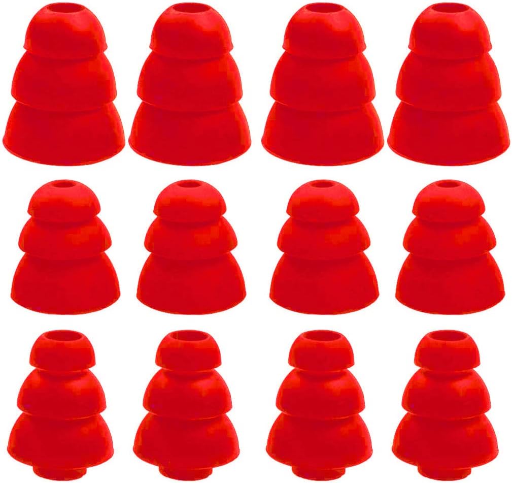 Amazon.com: JNSA 3 Flange Ear Tip Noise Isolation Triple Flange Eartip ...