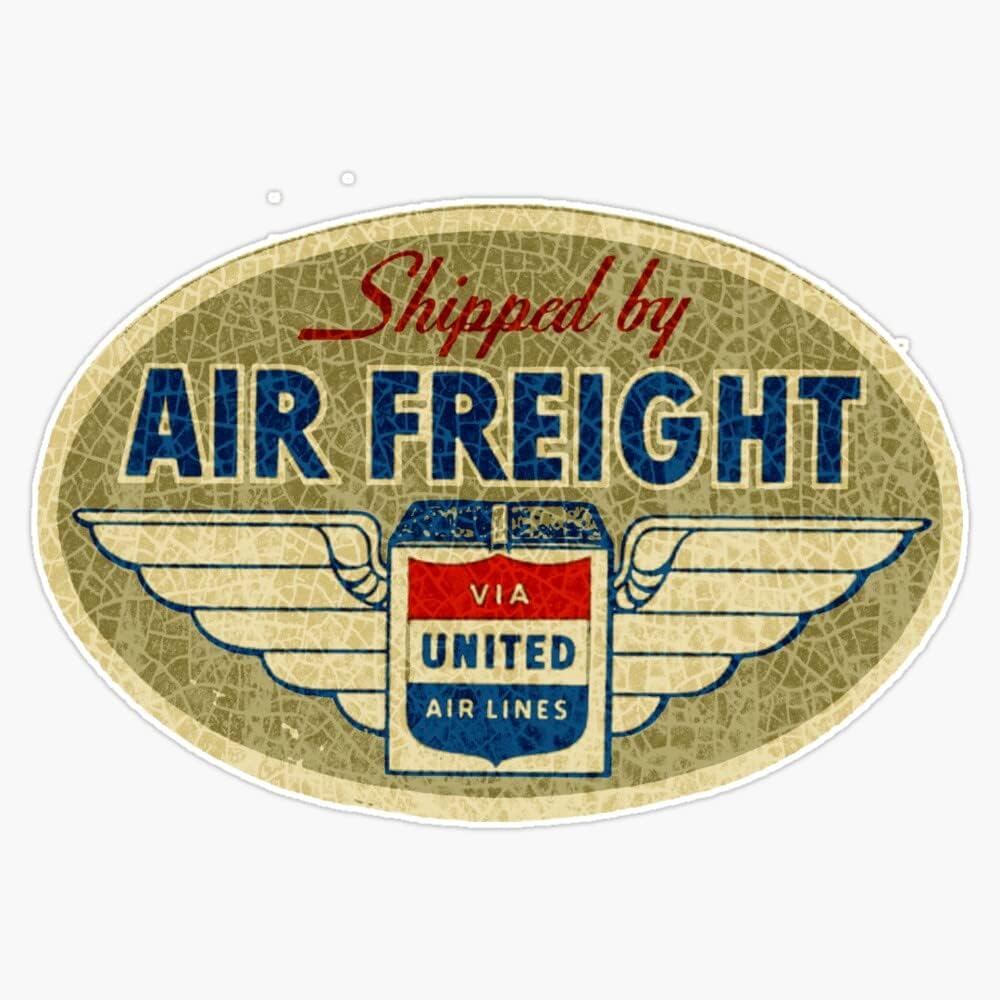 Amazon.com: United Airlines Freight Sticker Bumper Sticker Vinyl Decal ...