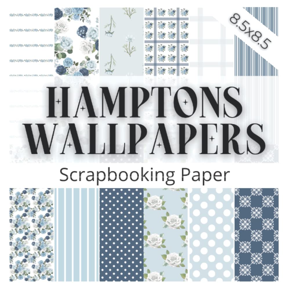 Hamptons Wallpapers Scrapbooking Paper Hamptons Style Chic Inspired ...
