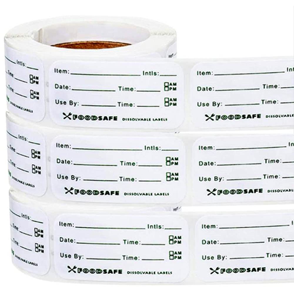 Amazon.com : 900 Pcs Labels Stickers Sticky Labels Jar Labels Food ...