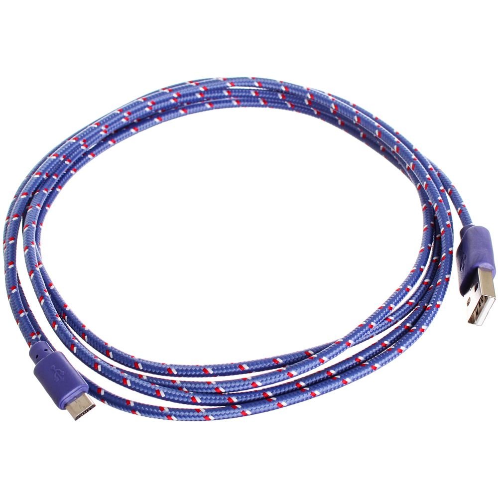 Amazon.com: 6 Ft Extra Long Braided Rugged Micro USB to USB Data and ...