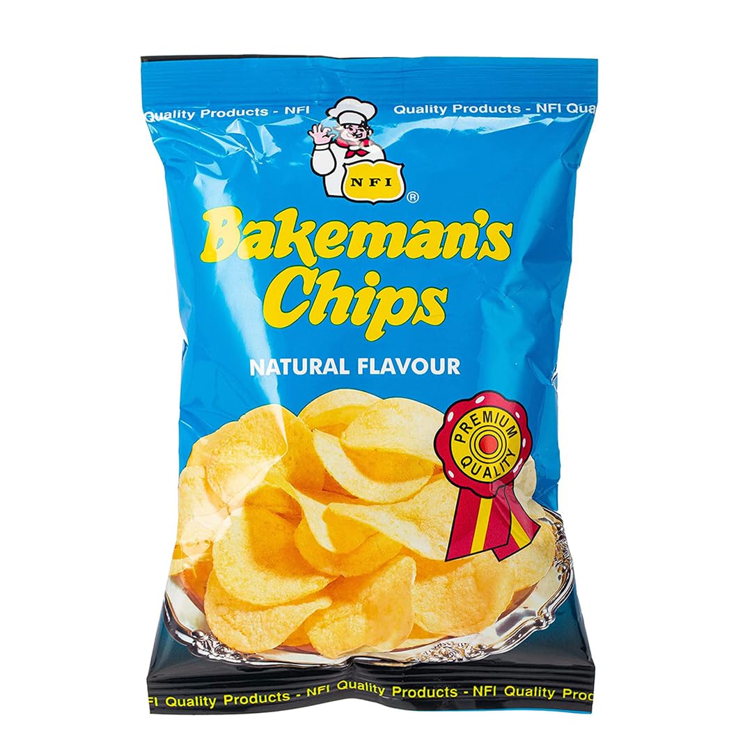 Bakeman's Potato Chips Ready Salted Flavour, 100 gm : Amazon.in ...