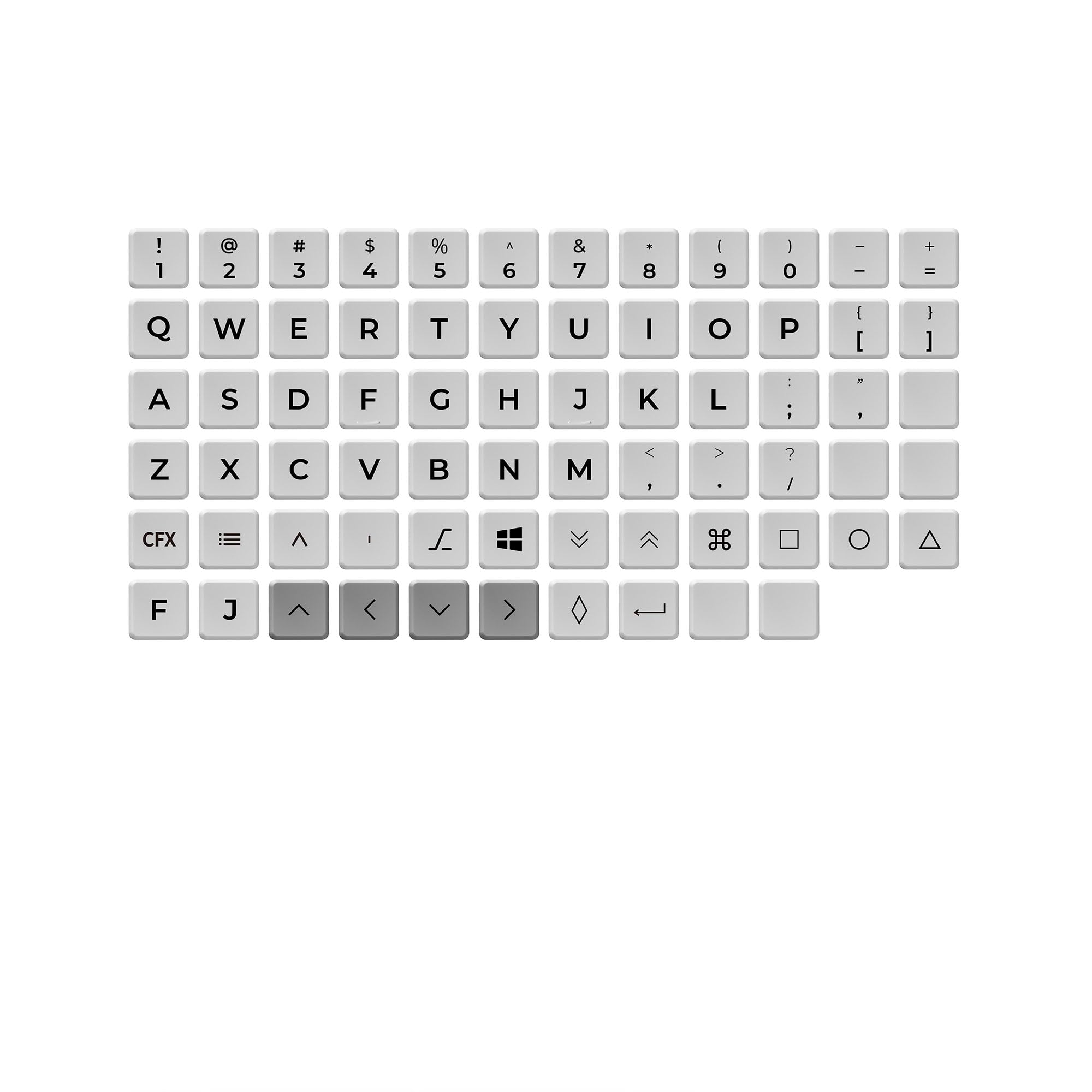 Chocfox Fans Keycaps Low Profile Pbt Keycaps For Kailh Chocolate ...