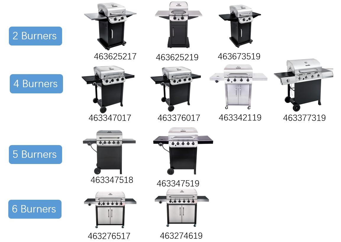 Grill Replacement Parts Kit for Charbroil Performance 475 4 Burner ...