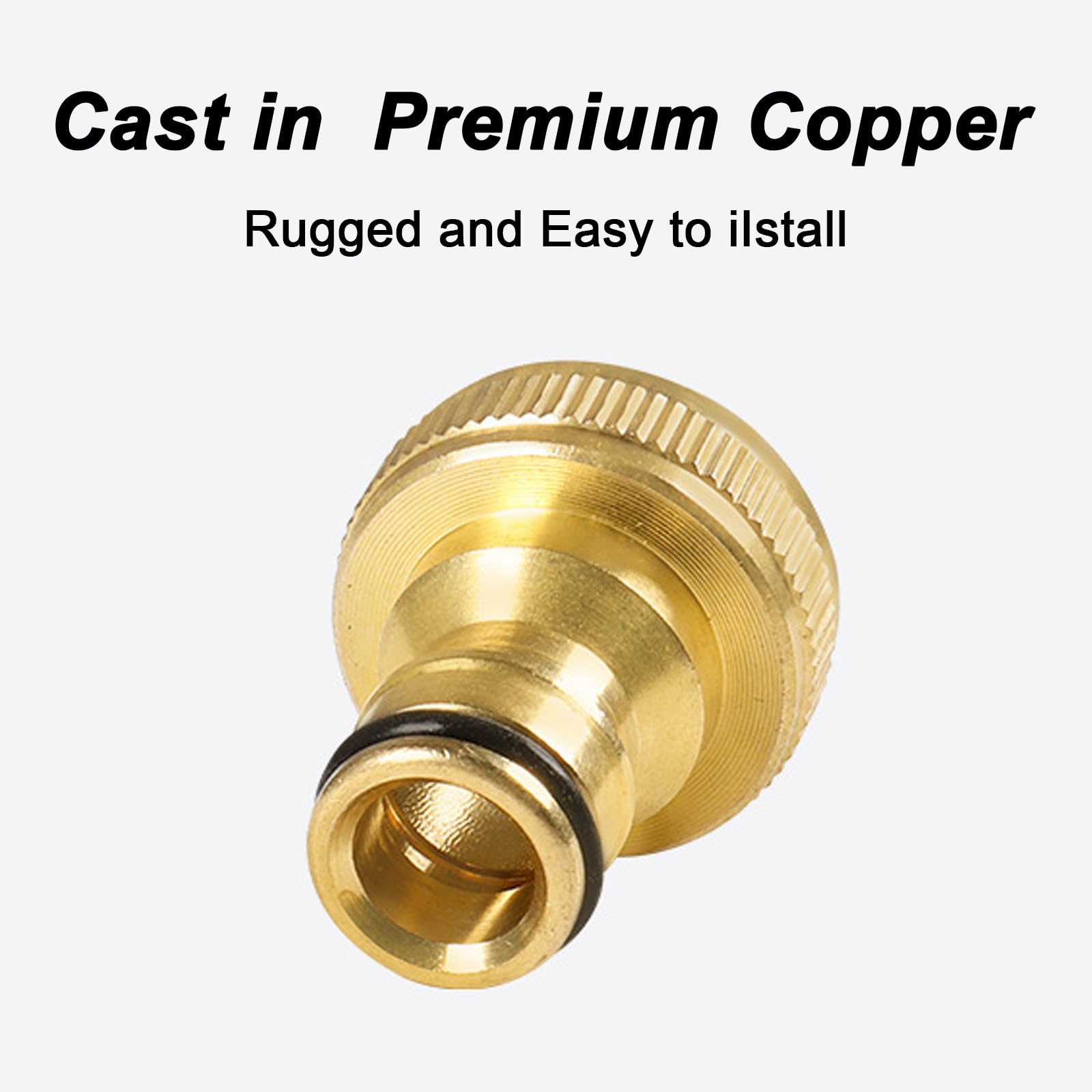 Brass Hose Connector, Quick Hose Tap Connector, Plastic Soft Grip Hose ...