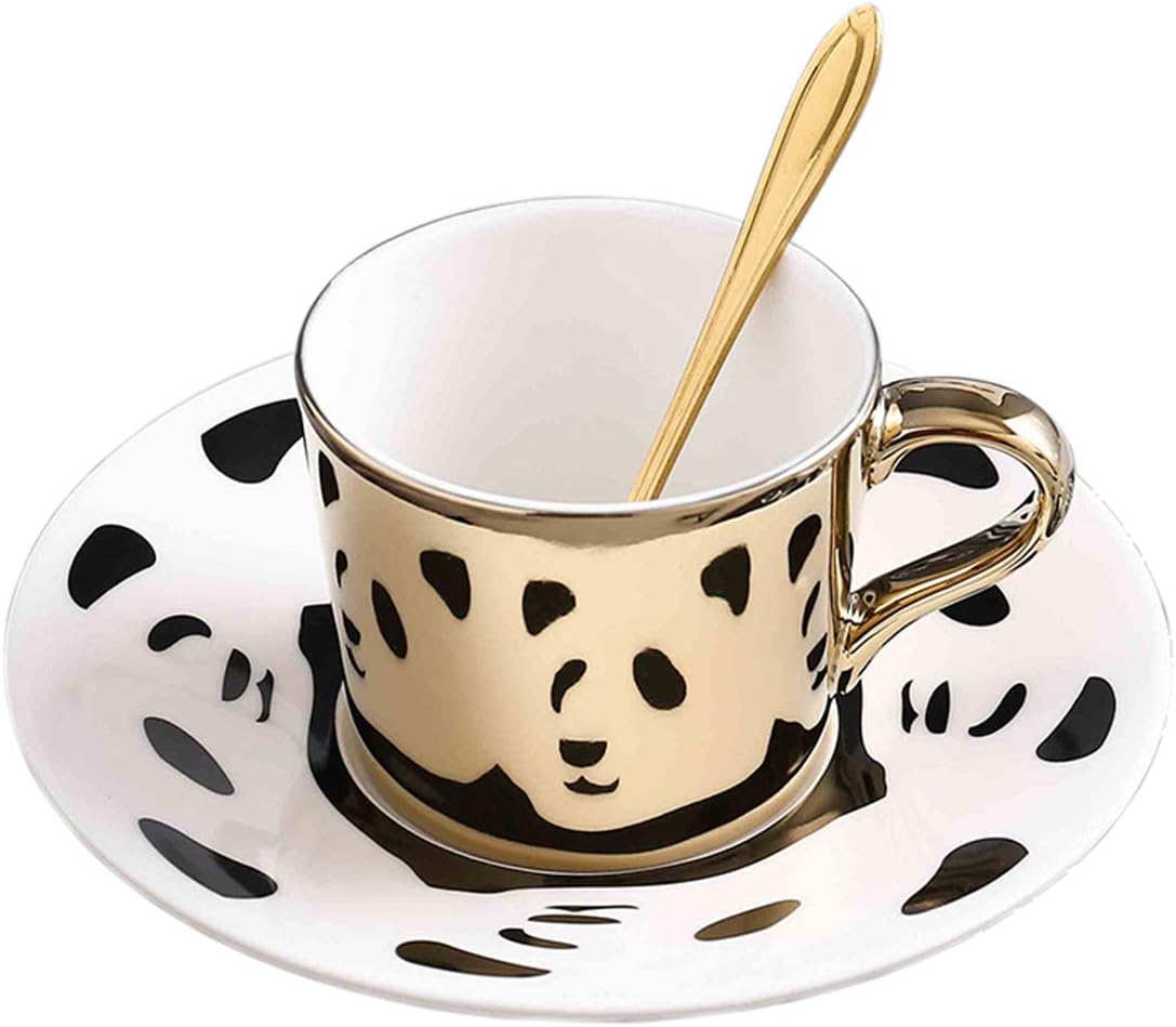 fanquare Vogel Spiegel Reflexions Design Porzellan Teetasse Set, Silber ...