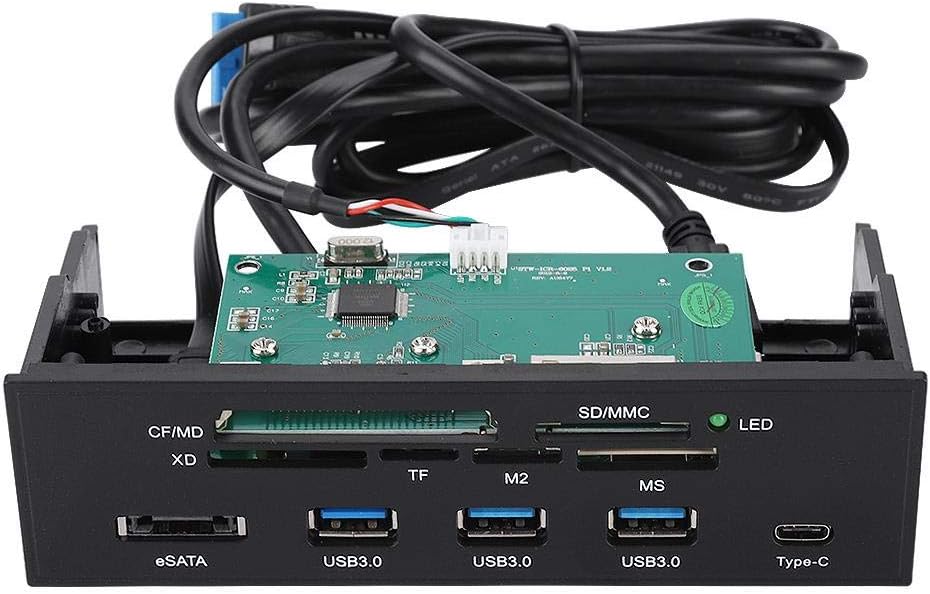 Inter-Tech CI BK, 88884054 AC Card Reader 3.5 Inches Internal USB 3.0 ...