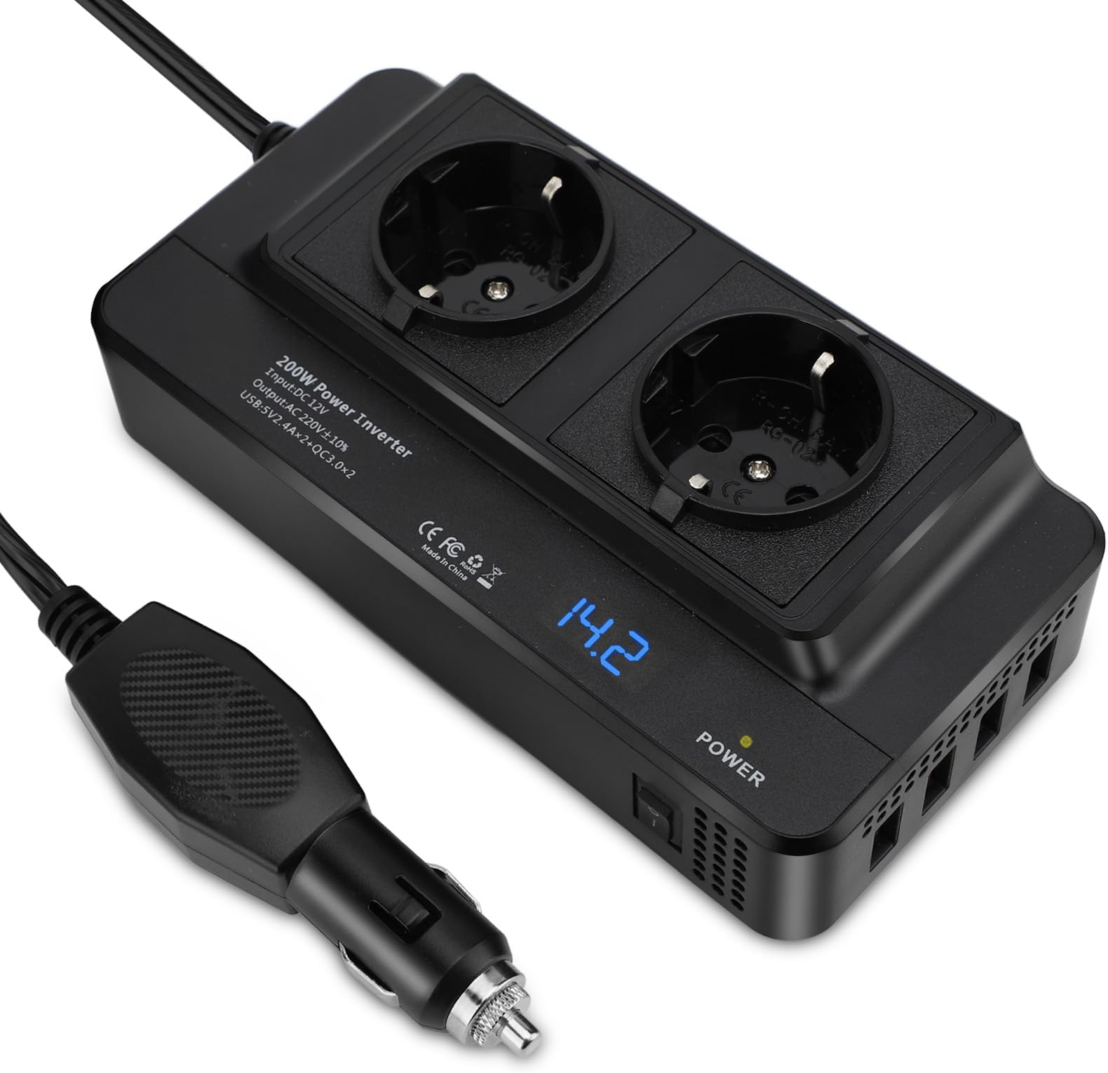 Convertisseur Allume Cigare 220v