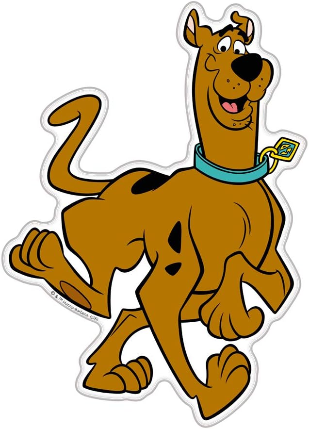 Amazon.com - Fan Emblems Scooby-Doo Car Decal - Automotive Domed ...
