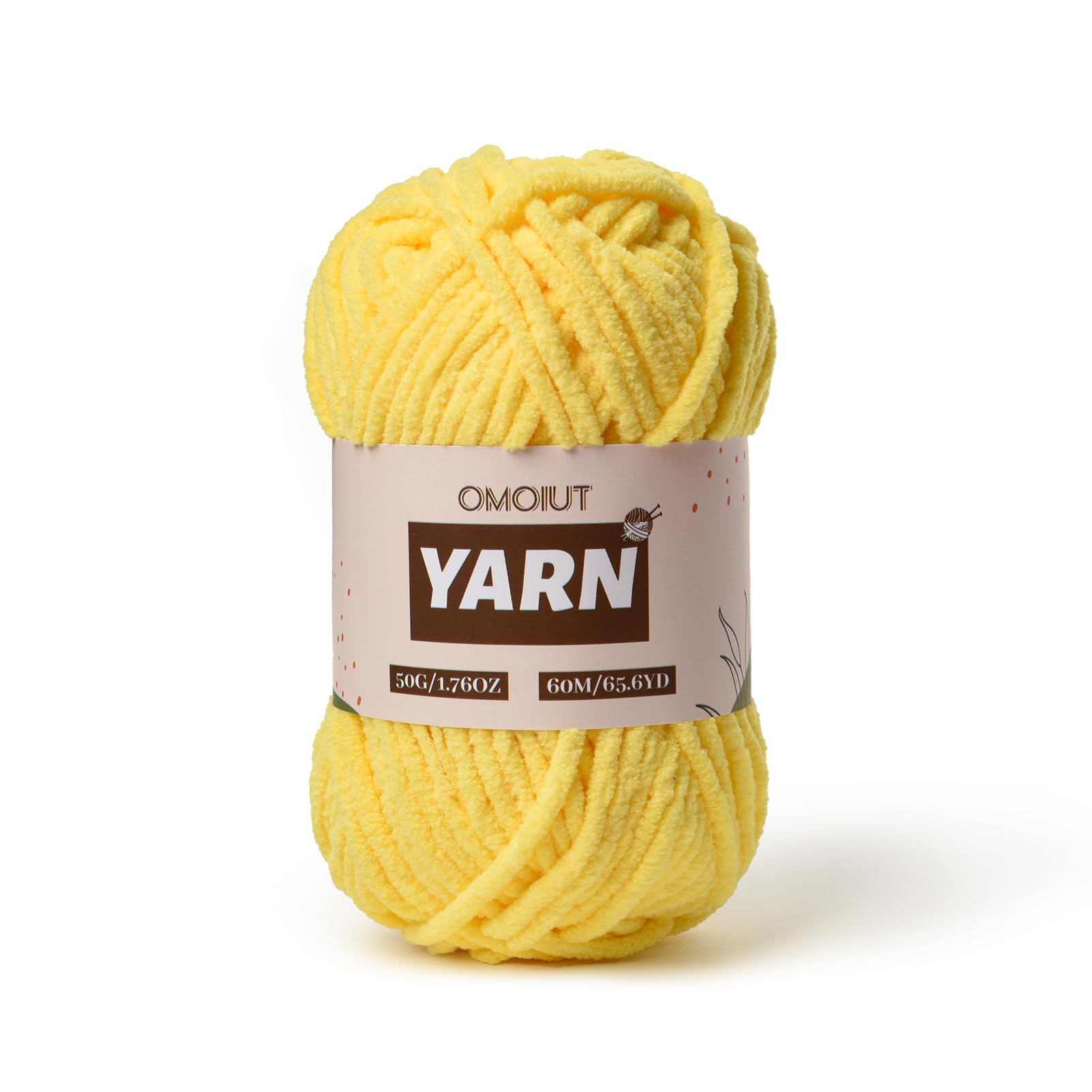 Amazon.com: Plush Chenille Chunky Crochet Yarn - Baby Yarn for ...