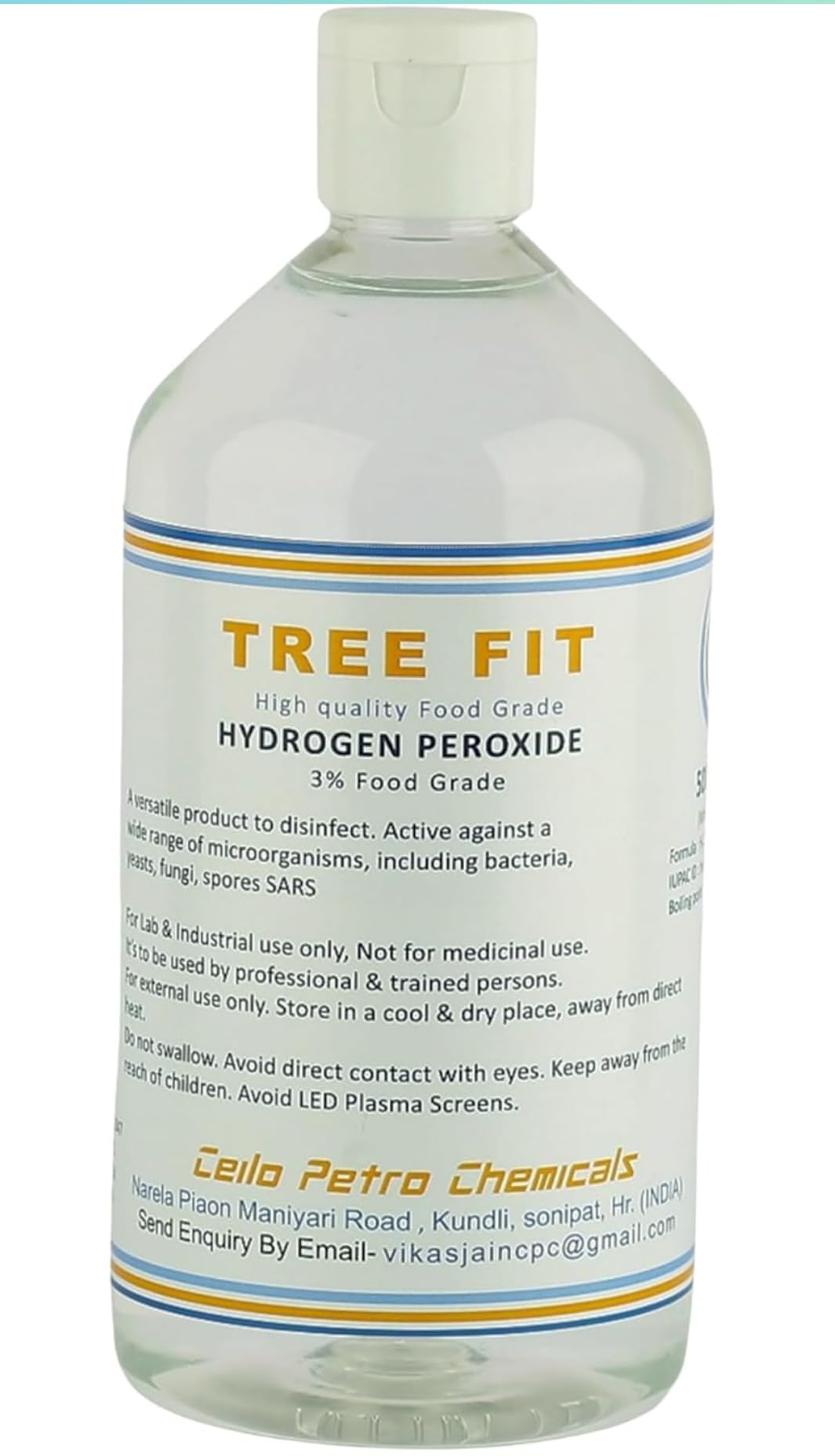Tree Fit Hydrogen Peroxide 3% w/w FOOD GRADE For Plants And Multi Use ...