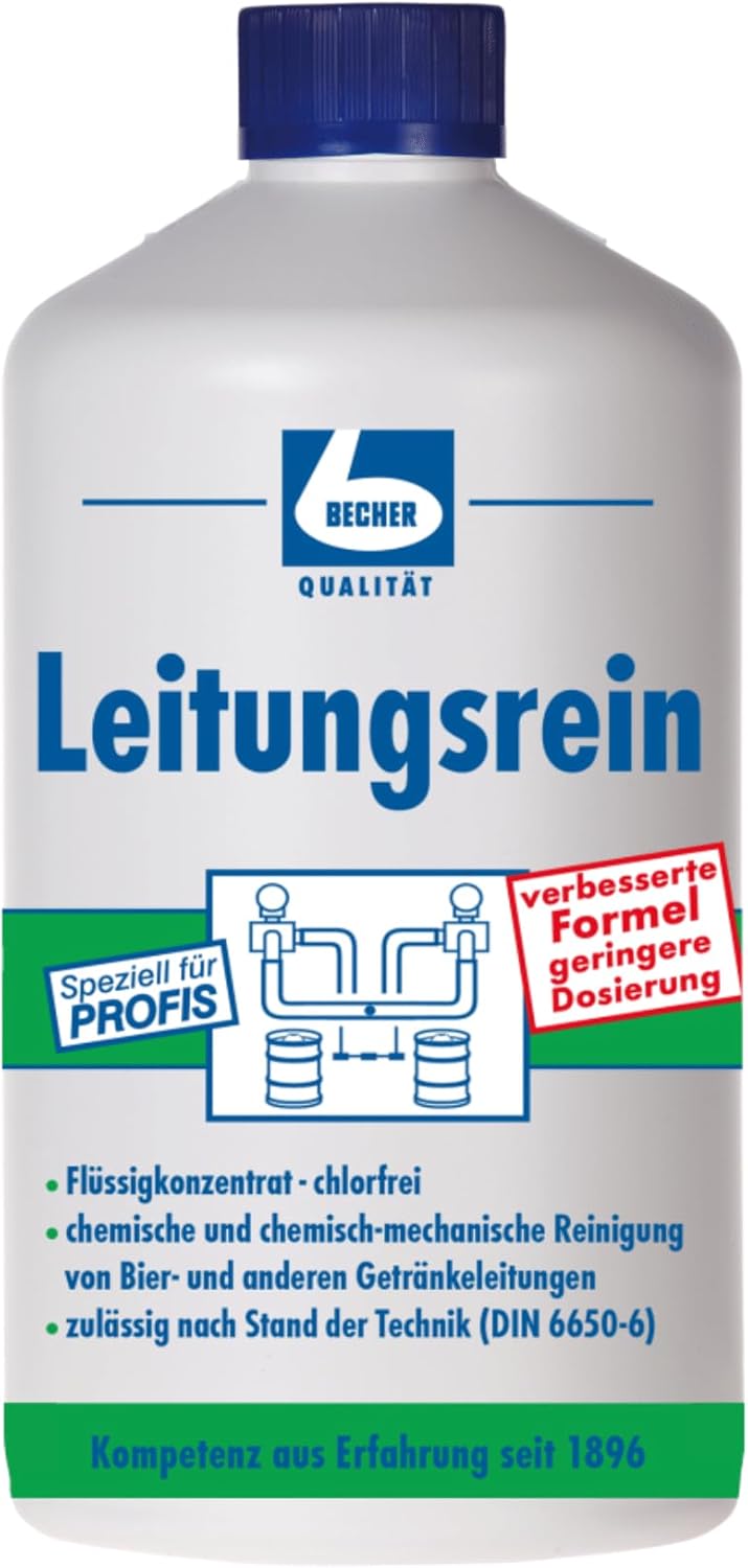 Amazon.com: Dr. Becher Beer Pipe Cleaner, 1 Litre : Health & Household