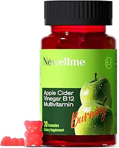 Amazon.com: NEWELLME Sugar-Free Apple Cider Vinegar Gummies with The Mother & B12 – Vegan, Non ...