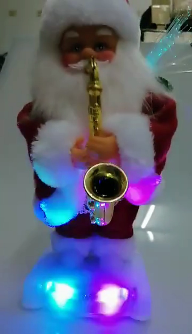 Watch Santa Claus Musical Santa Claus Plays Electric Music on Amazon Live