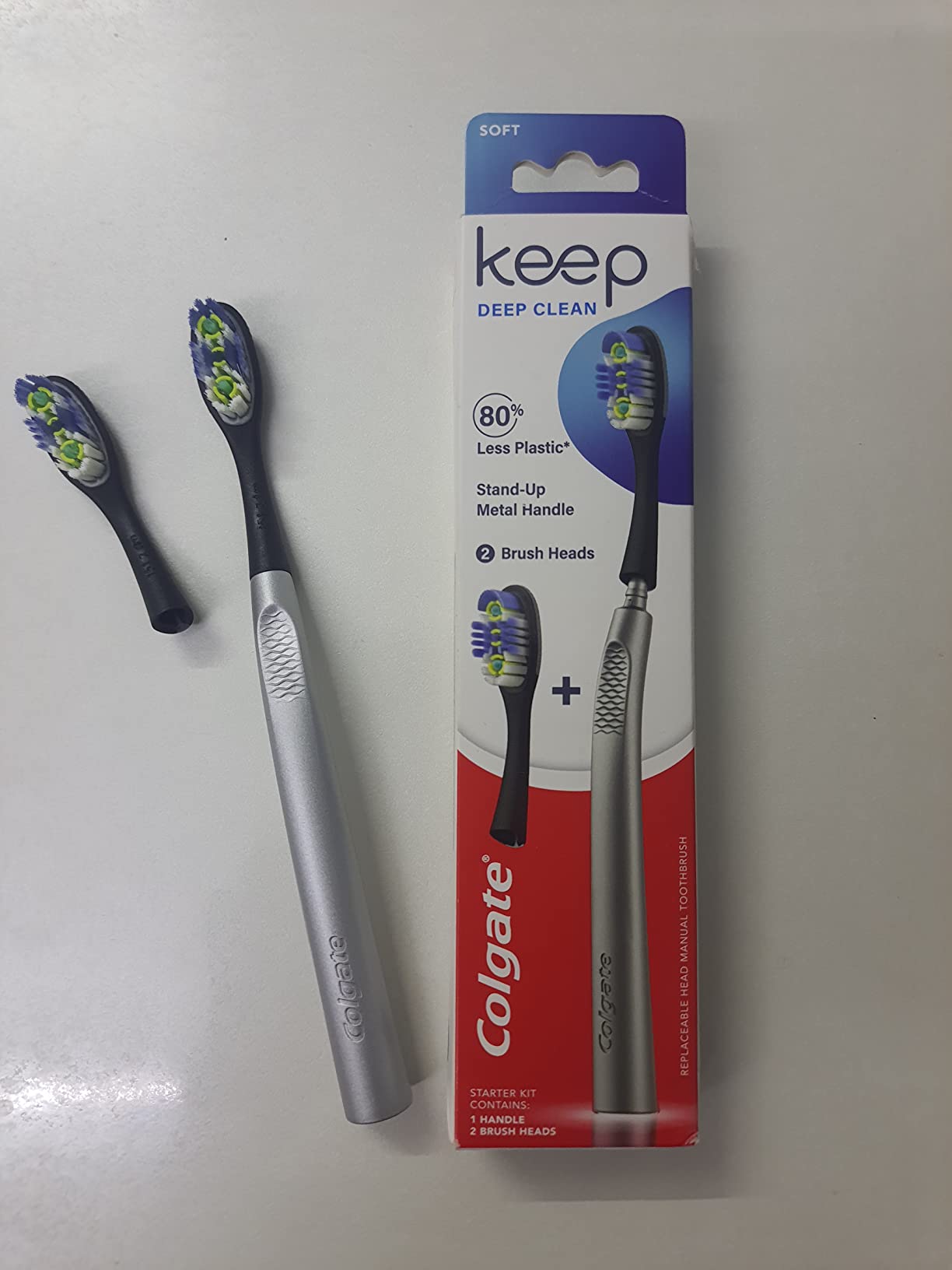 Buy Colgate Keep Deep Clean Refill Pack - Soft (2 Toothbrush Heads ...