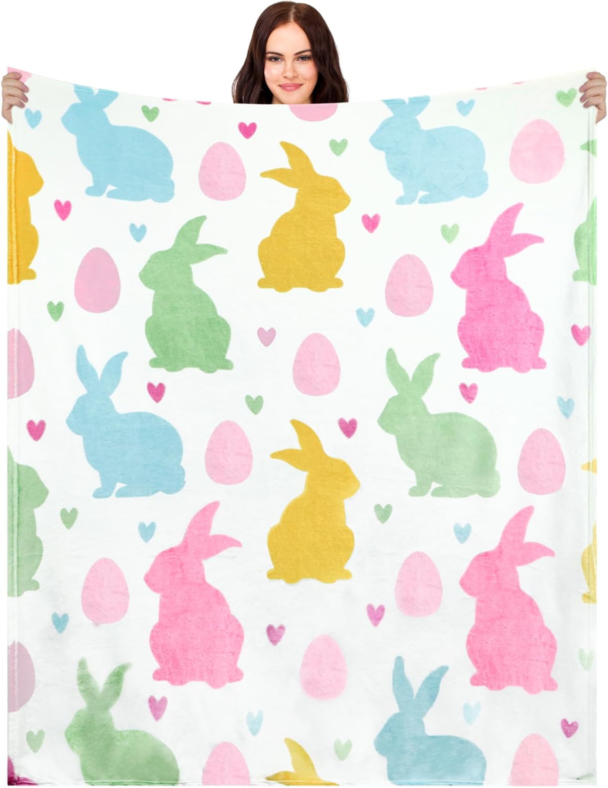 Amazon.com: FuWeave 3 Pcs Easter Throw Blanket Set Easter Spring ...
