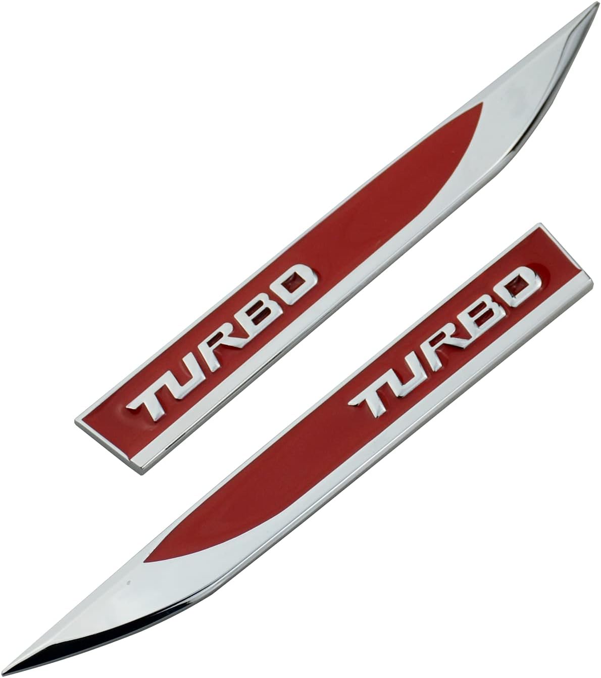 Amazon.com: UpAuto 3D Metal Turbo Emblem Badge for Jeep BMW Dodge ...