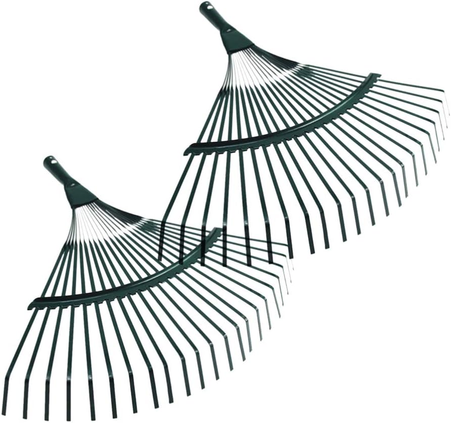 Amazon.com : Happyyami Lawn Rake Head 22- Teeth Portable Shrub Rake ...