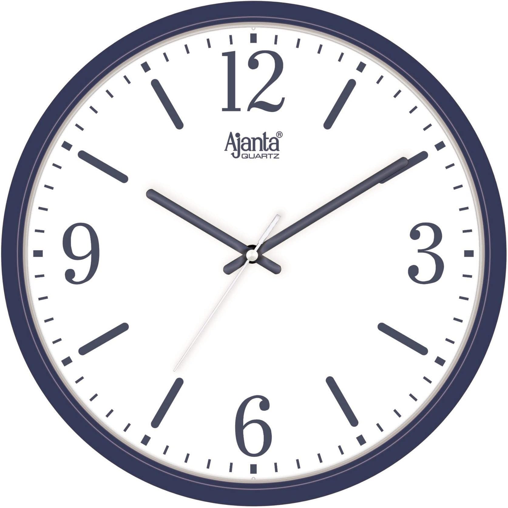 Buy Ajanta Quartz Digital Round Wall - Table Clock (26.5 cm X 26.5 cm ...
