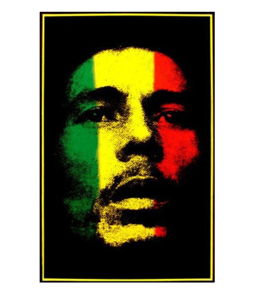 Bob Marley Blacklight Posters