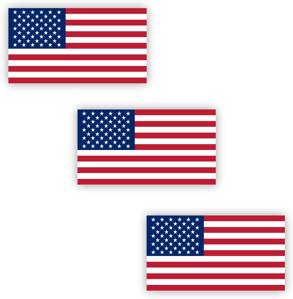 Amazon.com - USA American Flag Sticker Decal Screen Printed Vinyl ...