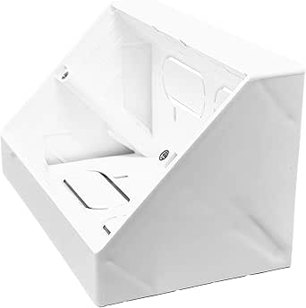 Evoges 45 Degree Angled Surface Mount Pattress Electrical Back Box ...