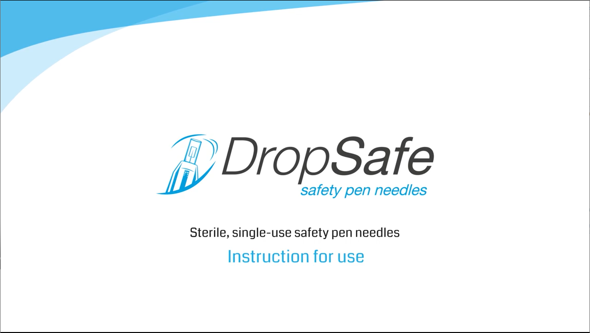 Watch DropSafe Safety Pen Needles Instructions for Use on Amazon Live
