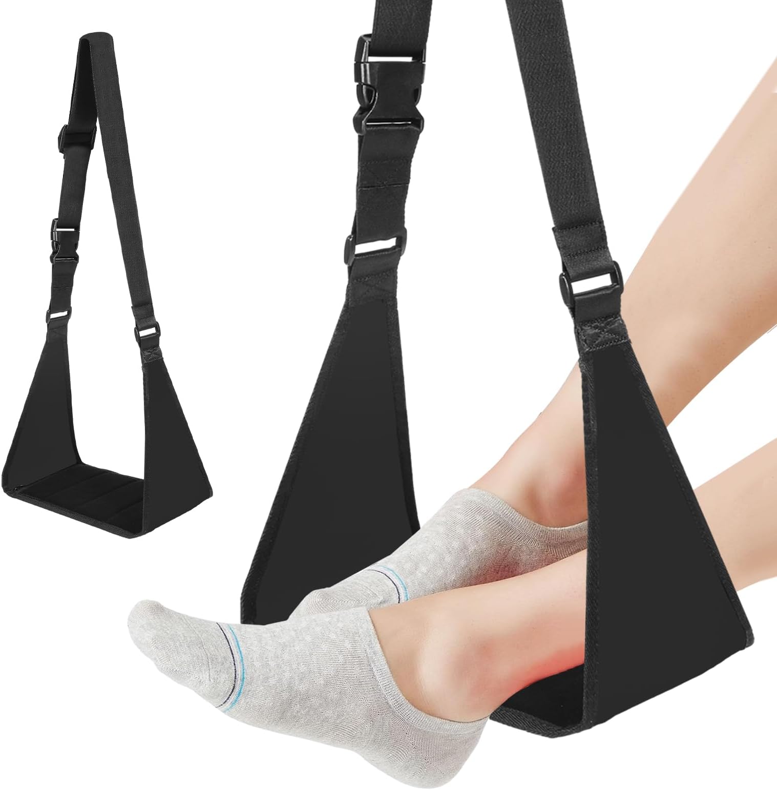 Amazon.com: Airplane Travel Footrest, Portable, carryon Foot Rest ...