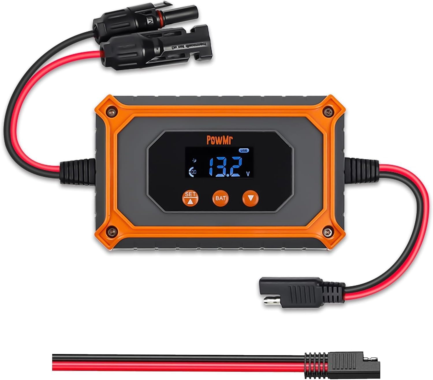 Amazon.com : 10A 12V MPPT Solar Charge Controller,PowMr Small Portable ...