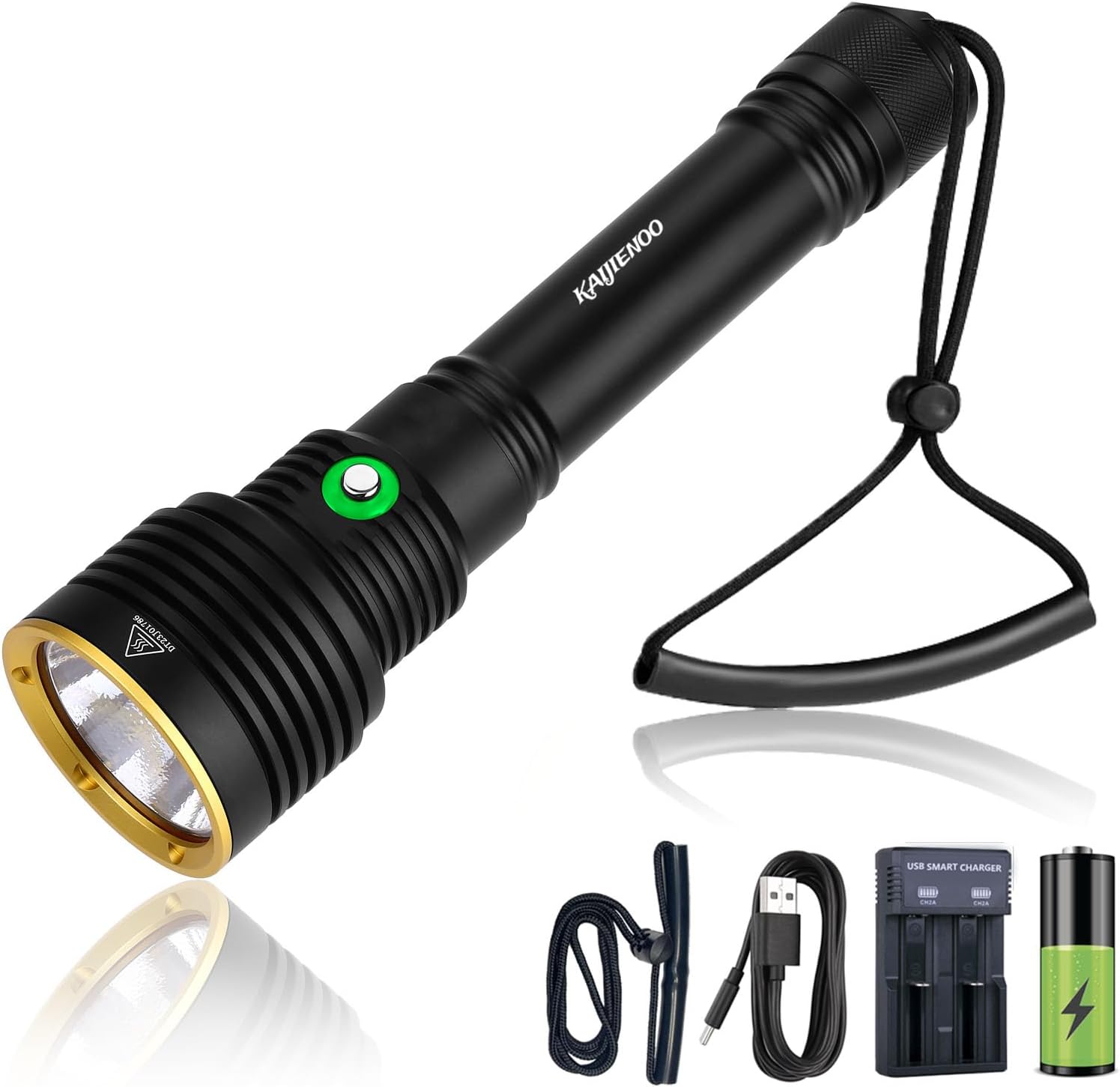 Amazon.com: NUCWO 800000 Lumens Diving Flashlight XHP70 Super Bright ...