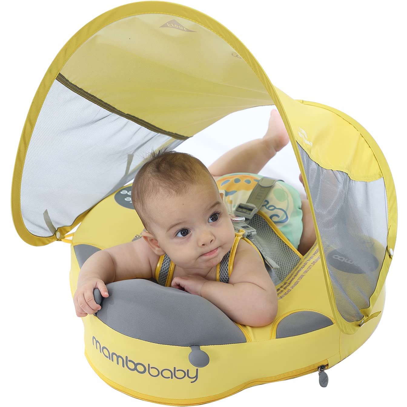 Snapklik.com : Preself Baby Float Swim Trainer Over UPF 50+ Sun Canopy ...