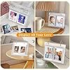 Amazon.com: Desktop Small Photo Album, 68 Pockets Acrylic Flip Mini ...