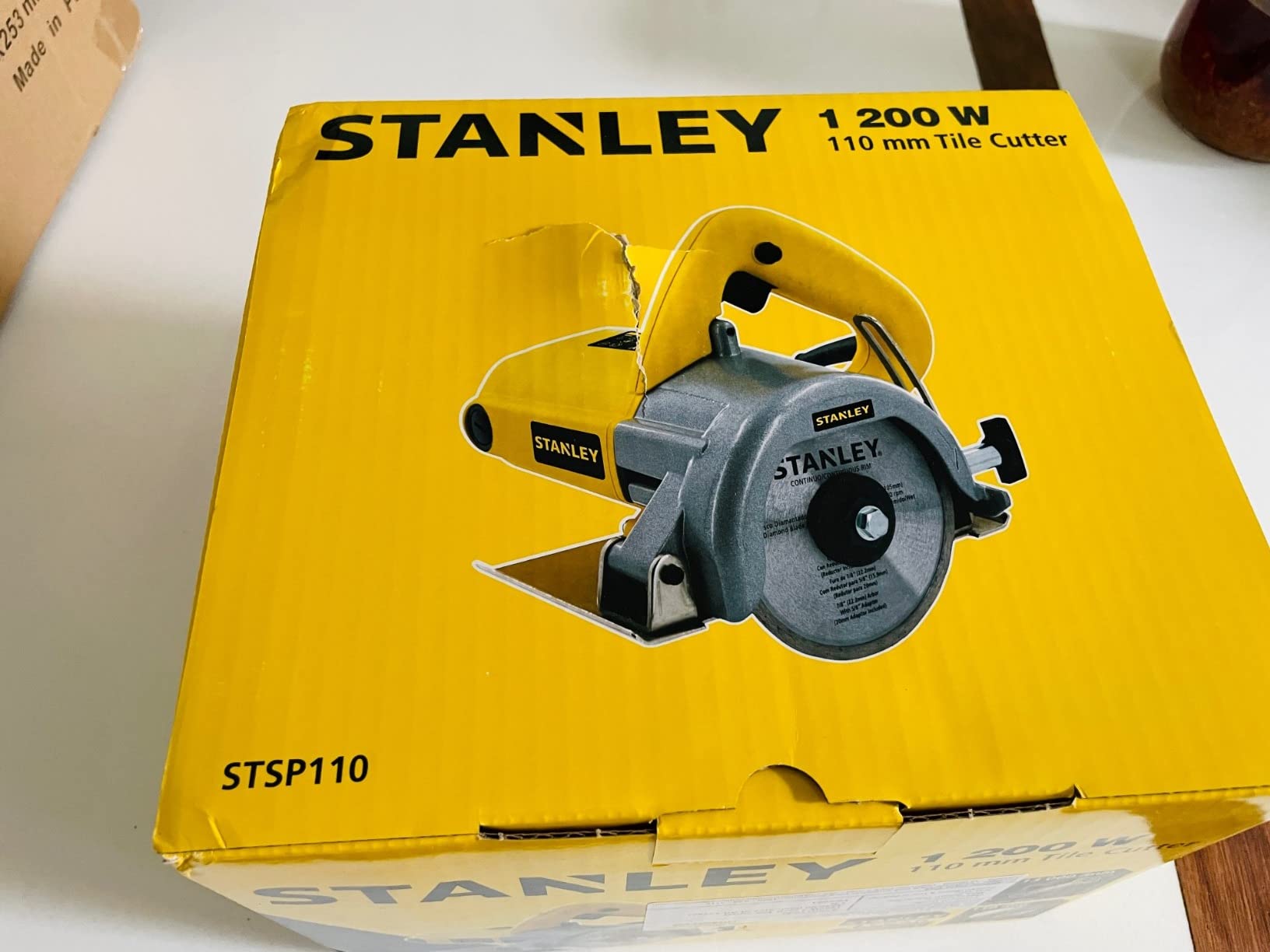 STANLEY STSP110-IN 1200 Watt 4inch (100mm) Heavy Duty Marble Cutter ...