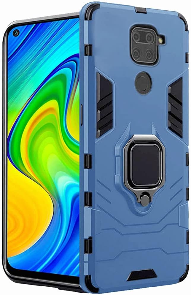 Pikkme Redmi Note 9 Back Cover | D5 Tough Armor Bumper | 360 Protection ...