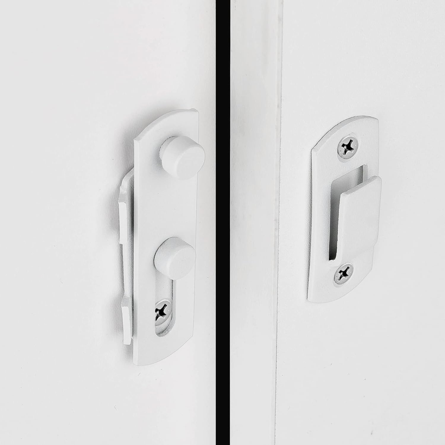 Amazon.com: INIRET 4 Packs Barn Door Latches，2.75” x 2.02” Matte White ...