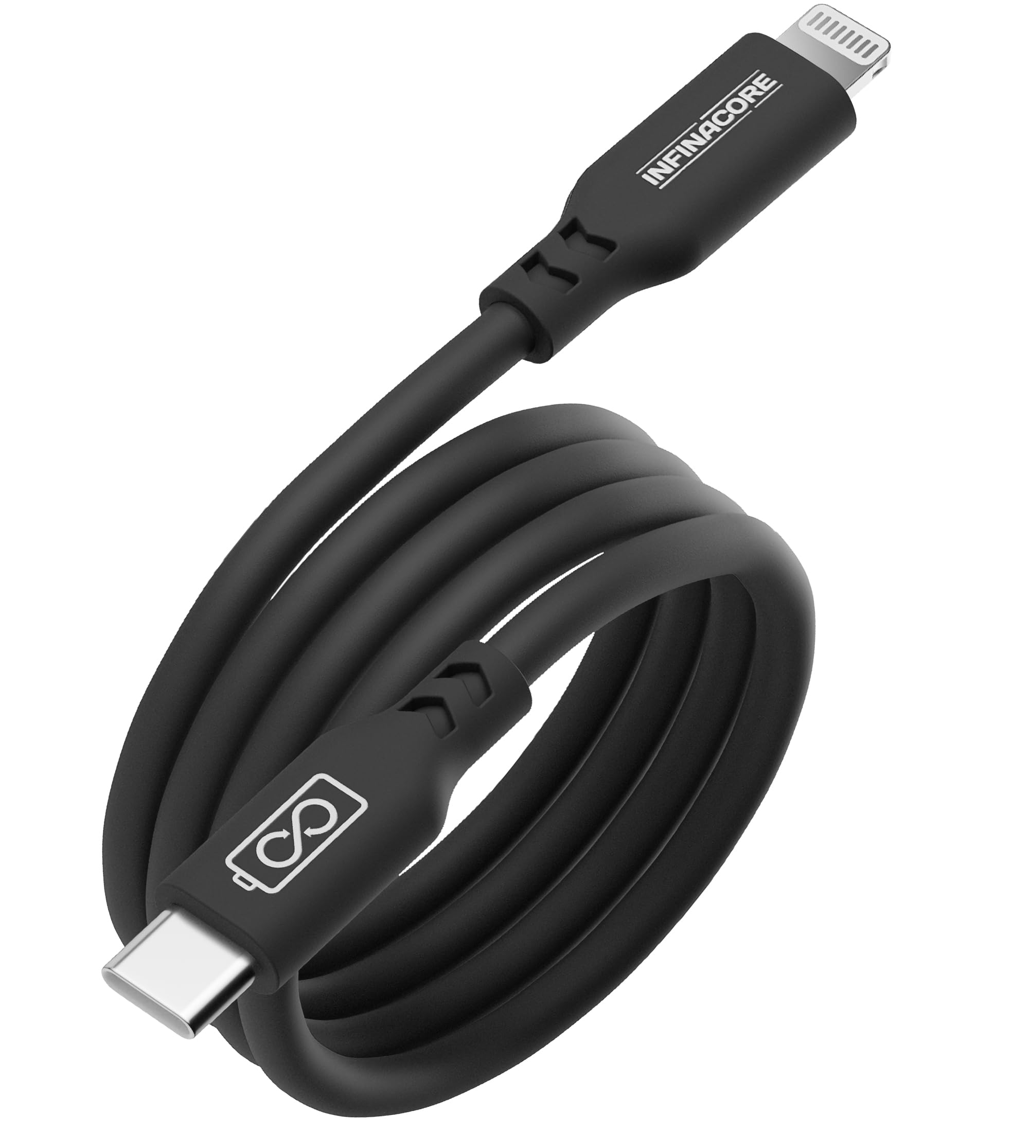 Amazon.com: InfinaCore 3ft Lightning Fast Charging Cable - Optimal ...