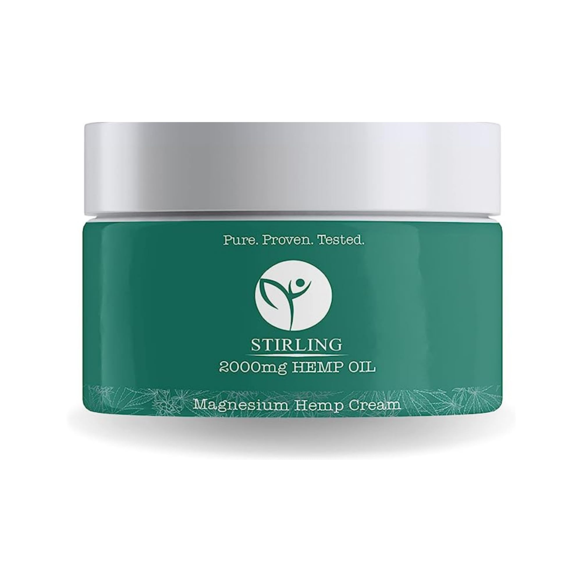 Amazon.com : STIRLING Magnesium Cream - 2000mg Hemp Oil + Magnesium ...