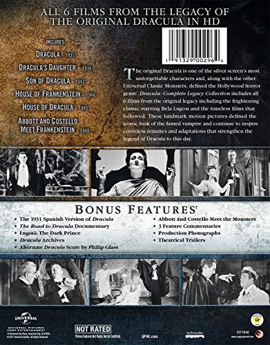 Snapklik.com : Dracula: Complete Legacy Collection Blu-ray