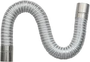 Amazon.com: MERIGLARE Flue Extension Tube Chimney Ventilation Portable ...