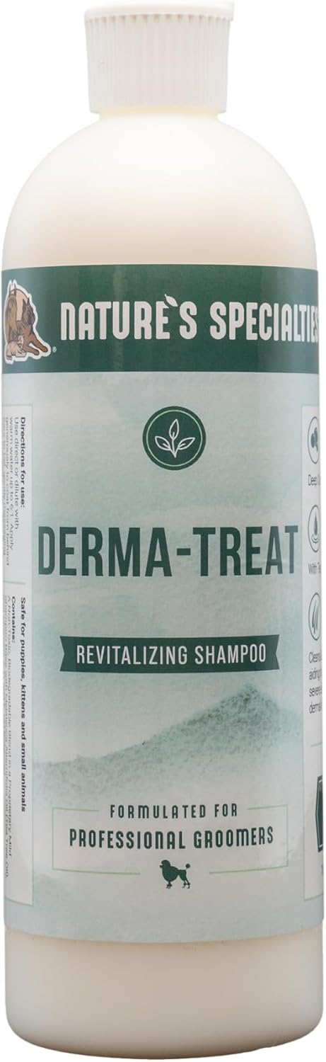 Nature's Specialties Derma-Treat Dog Shampoo - Naturally Medicated Dog ...