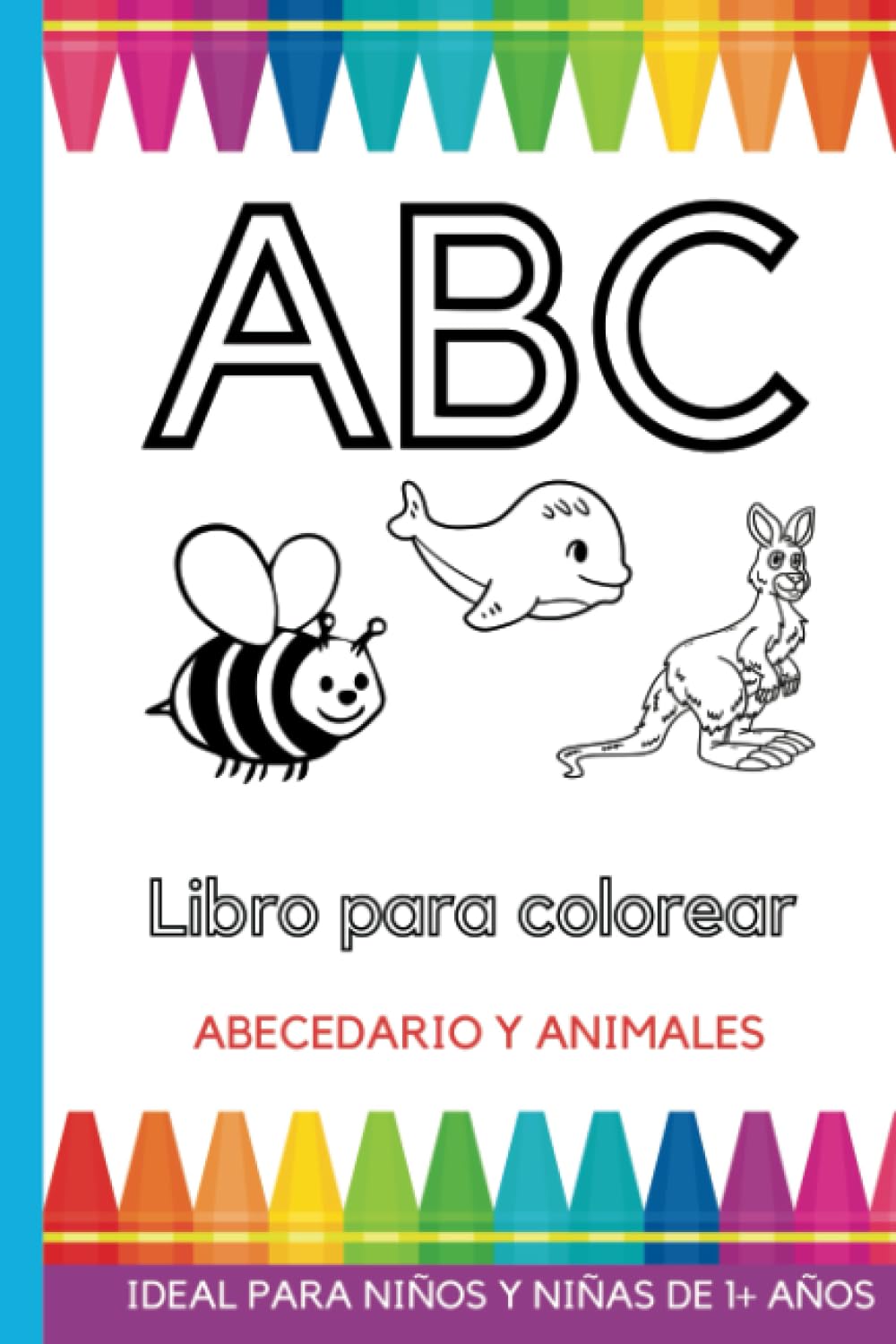 Buy Libro para colorear. Abecedario y animales: Cuadernos y fichas para ...