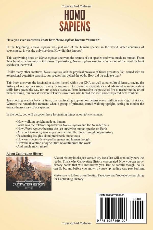 Snapklik.com : Homo Sapiens: A Captivating Guide To The History Of ...