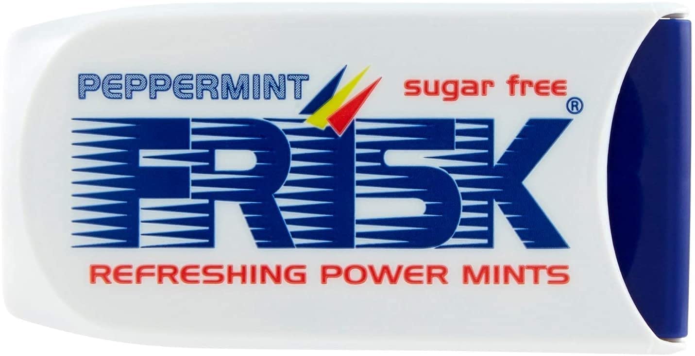 Amazon.com : Frisk peppermint blue pastilles 12x | Total weight 70 gr ...