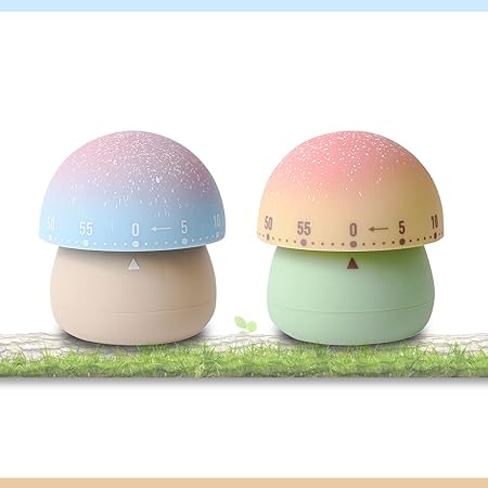 Amazon.com: NUOSWEK Mechanical Kitchen Timer, Cute Mushroom Timer for ...