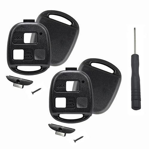 Snapklik.com : 2 Keyless Entry Key Fob Shell Case Replacement Cover ...