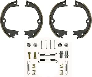 Amazon.com: Rear Parking Emergency Brake Shoe & Springs 2pc Kit ...