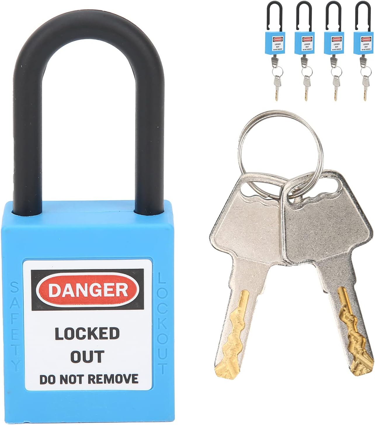 Lockout Tagout Locks Set, Nylon Lockout Tagout Kit Engineering Safety ...