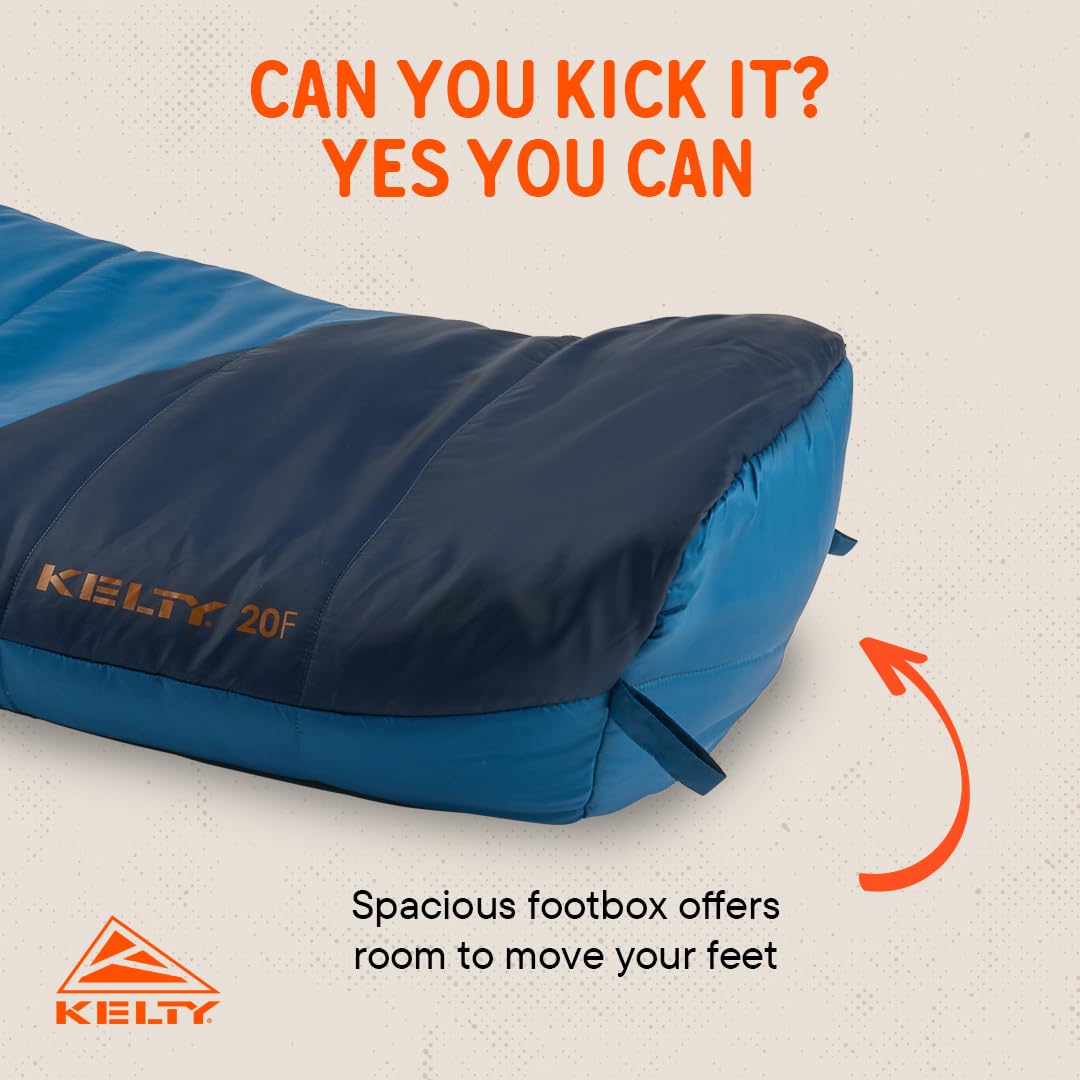 Snapklik.com : Kelty Mistral Down Sleeping Bag, 550 Fill Power Budget ...
