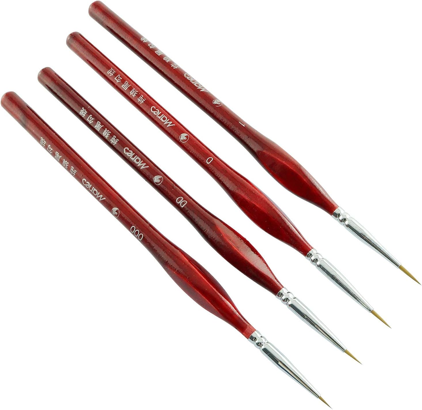 Amazon.com: Longdex Fine Tip Detail Paint Brush 4PCS Mini Liner Detail ...