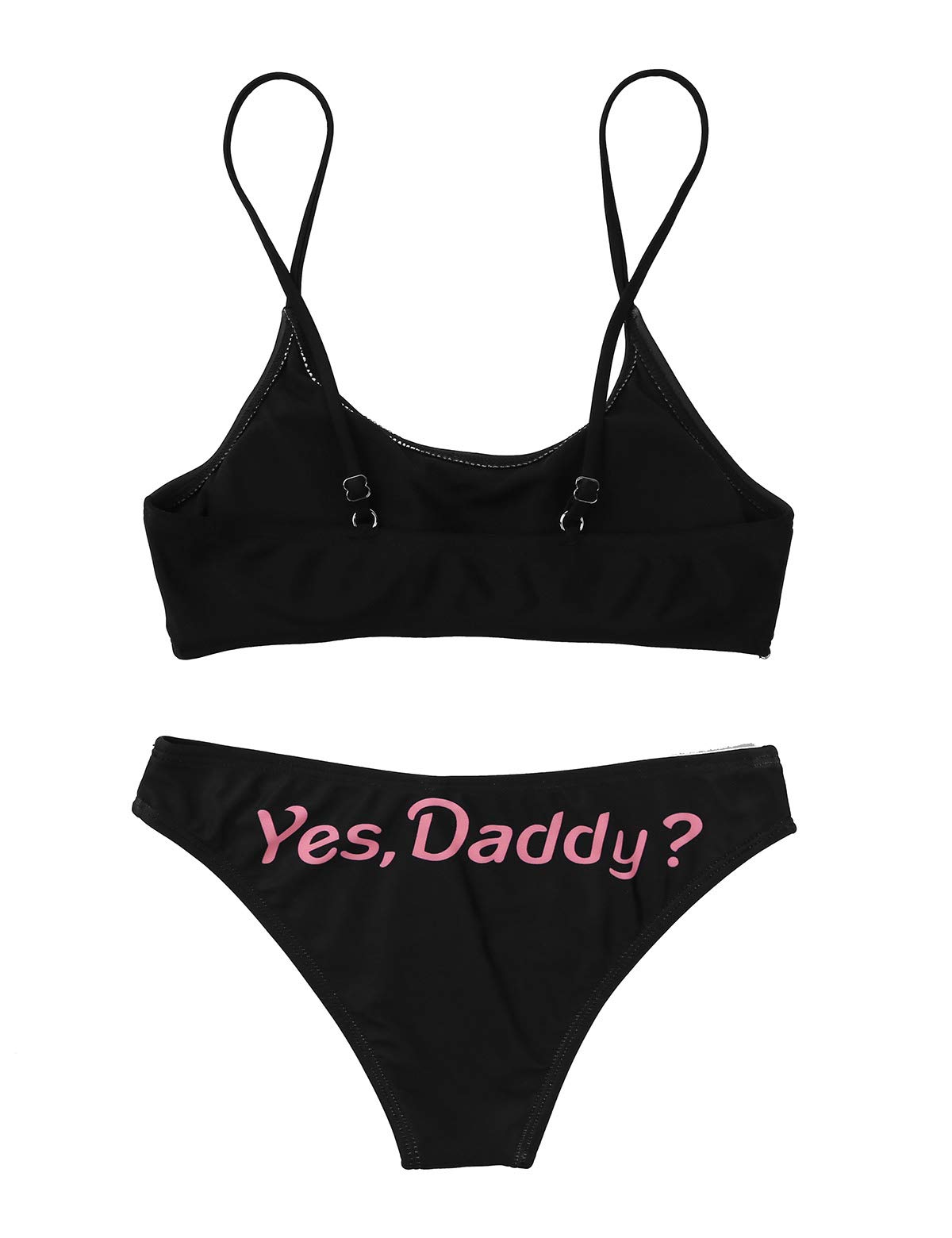 Buy Feeshow Womens Yes Daddy Bikini Lingerie Bra Top And Panty Sets 2